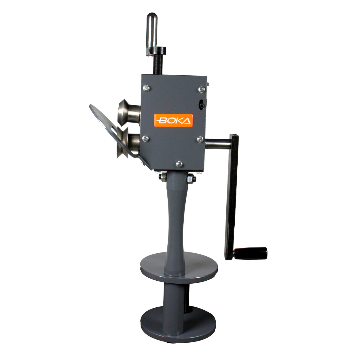 BOKA flanging machine RM-A, beading machine with rotating head, sheet ...